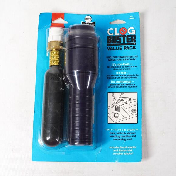 Clog Buster | Kitchen | Harveys Clog Buster Unclog Drainpipes Drain ...